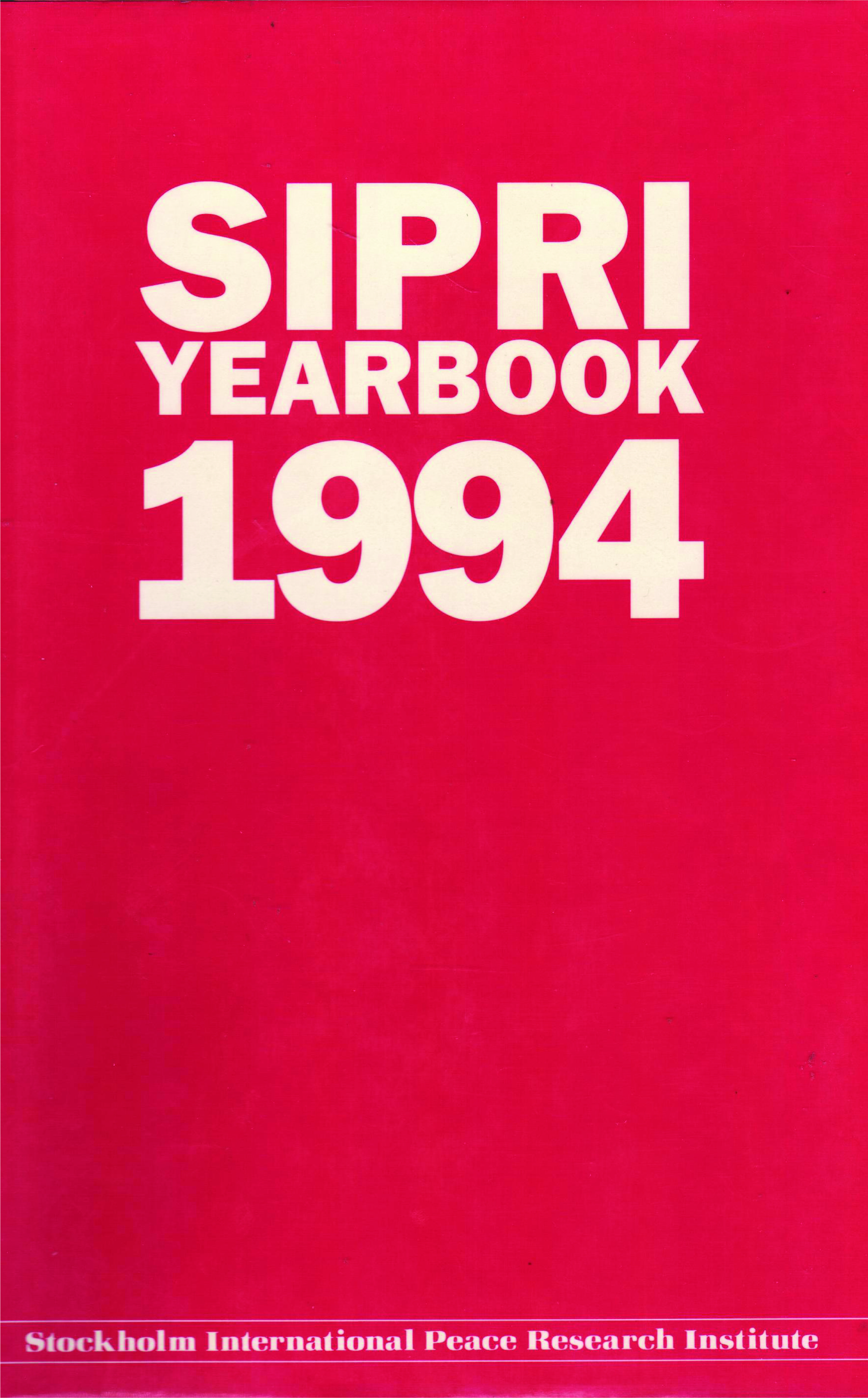 SIPRI Yearbook 1994 | SIPRI