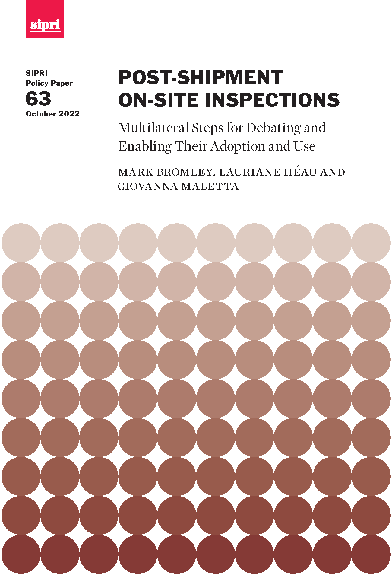 Post-shipment On-site Inspections: Multilateral Steps for Debating and ...