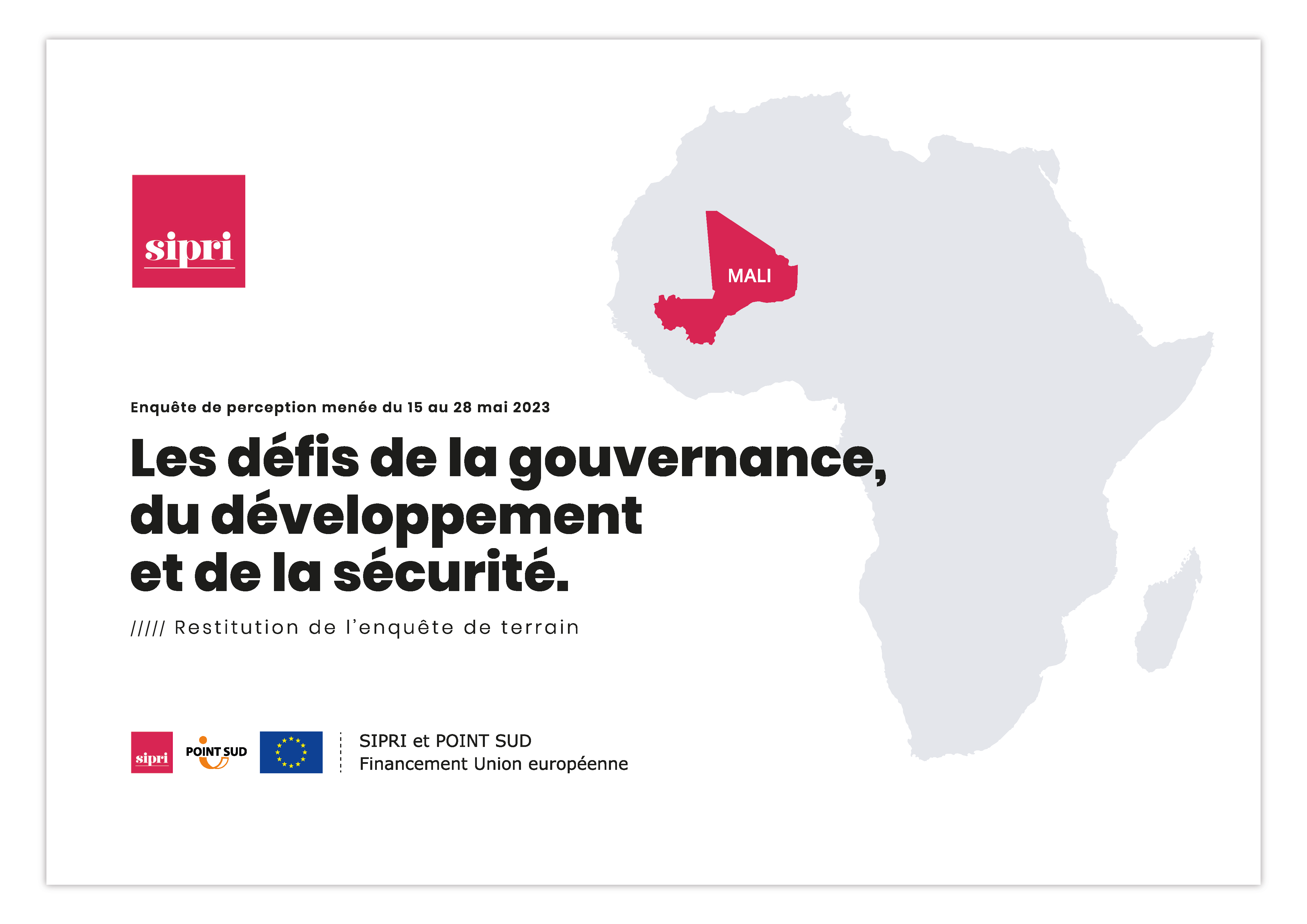 The Challenges of Governance, Development and Security: Report of the ...