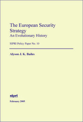 The European Security Strategy: An Evolutionary History | SIPRI