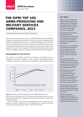 The SIPRI Top 100 Arms-producing and Military Services Companies, 2013 ...