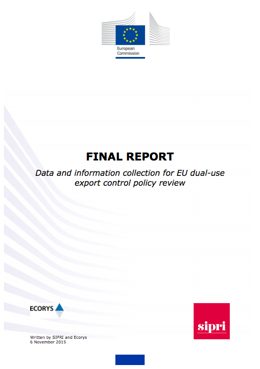 Data and Information Collection for EU Dual-use Export Control Policy ...