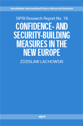 Confidence- and Security-building Measures in the New Europe | SIPRI