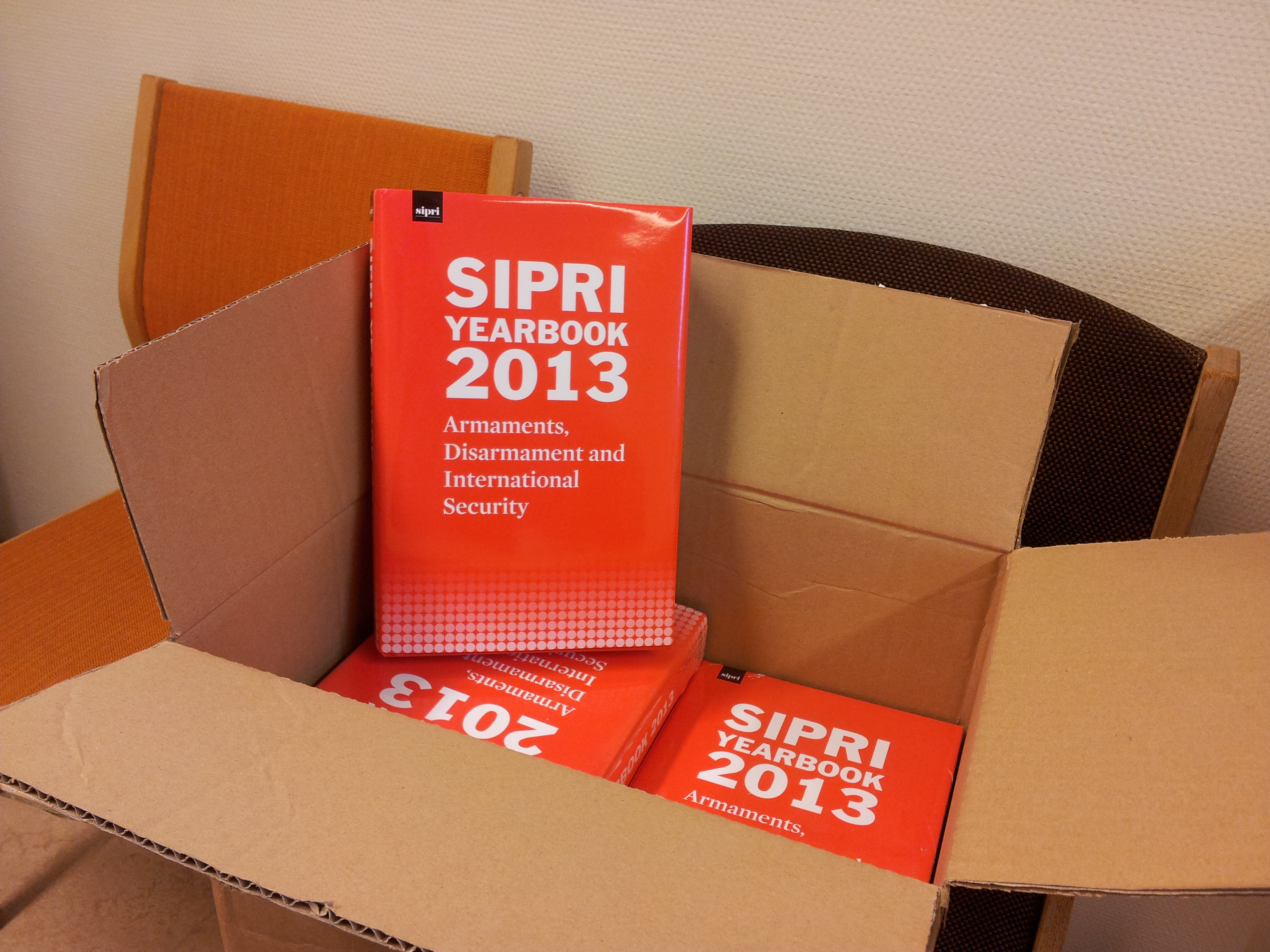 SIPRI Yearbook 2013 out now | SIPRI